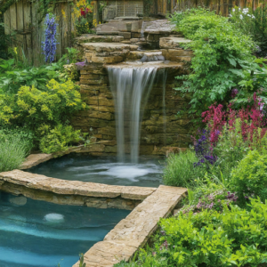 19 Small Garden Waterfalls Ideas » Comfy Ideas
