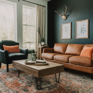 25 Black and Rust Living Room Ideas » Comfy Ideas