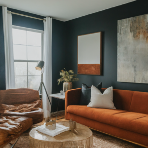 25 Black and Rust Living Room Ideas » Comfy Ideas