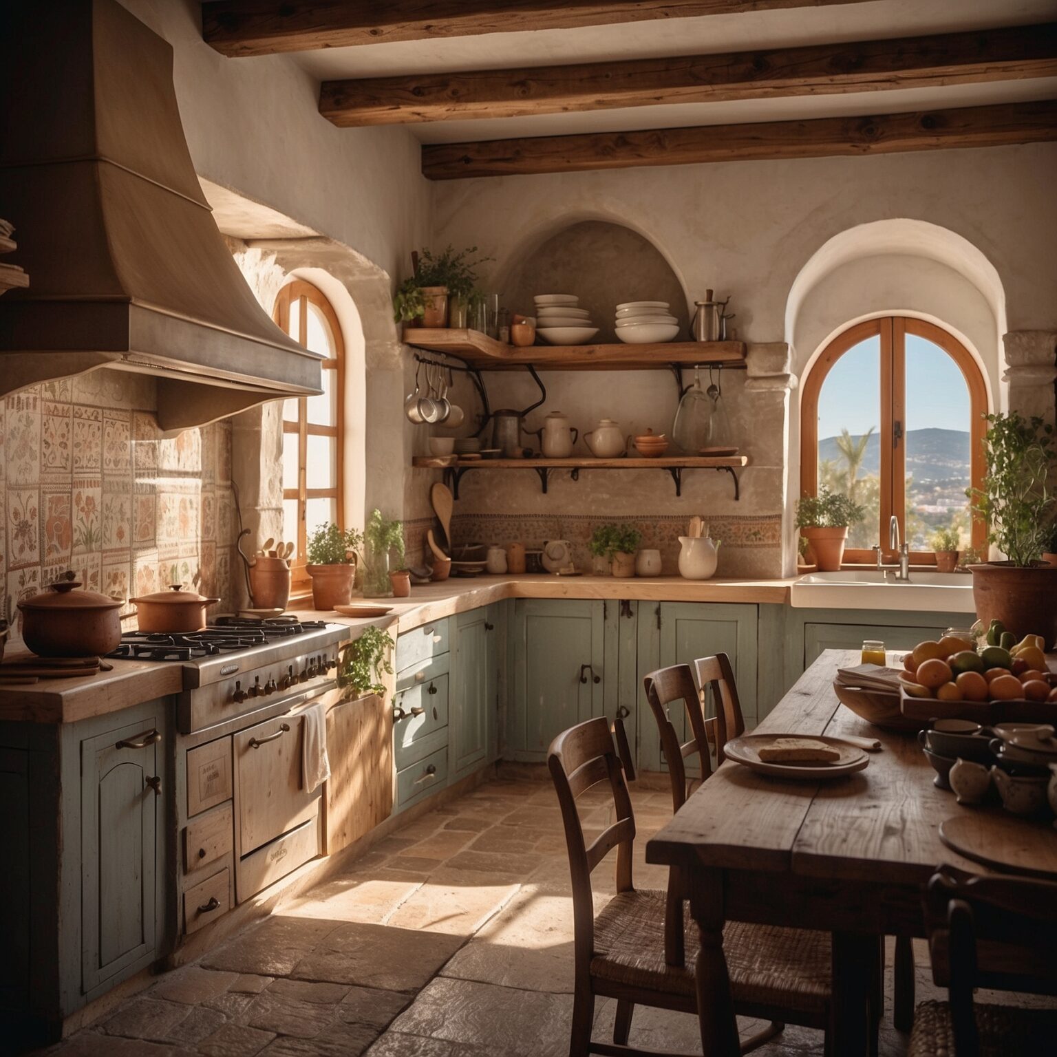 20 Stunning Spanish Mediterranean Kitchen Ideas to Transform Your Space ...