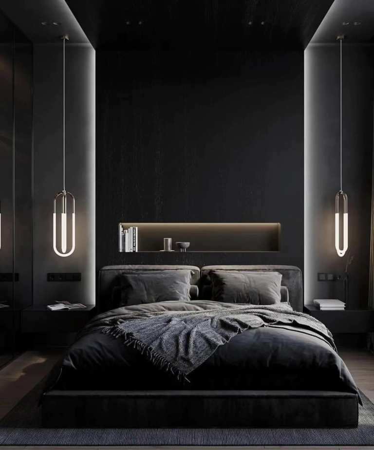 30 Dark Minimalist Bedroom Ideas Perfect to Implement » ComfyIdeas.com