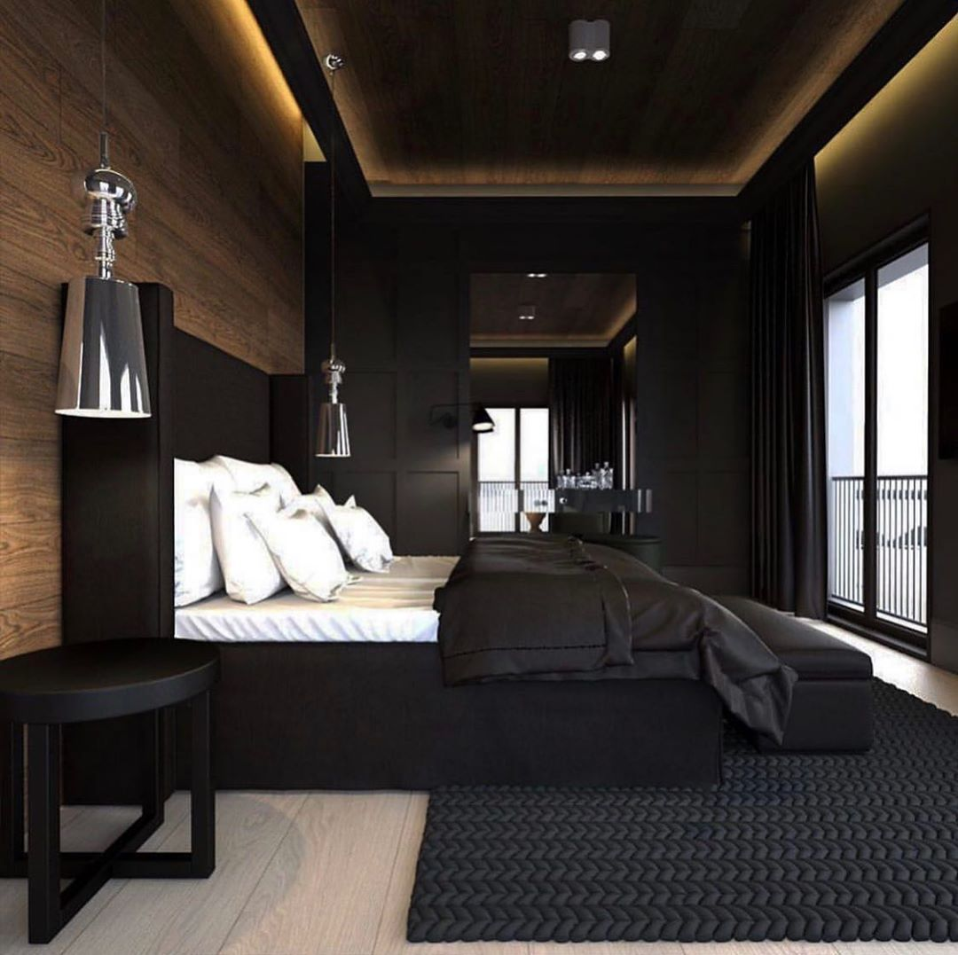 30 Dark Minimalist Bedroom Ideas Perfect to Implement » ComfyIdeas.com
