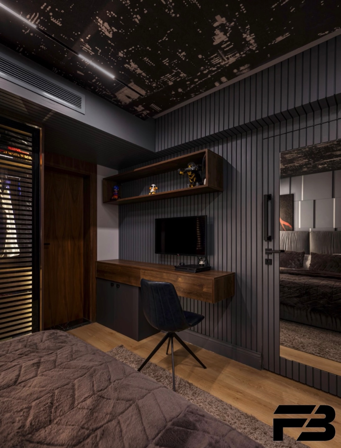 30 Dark Minimalist Bedroom Ideas Perfect to Implement » ComfyIdeas.com