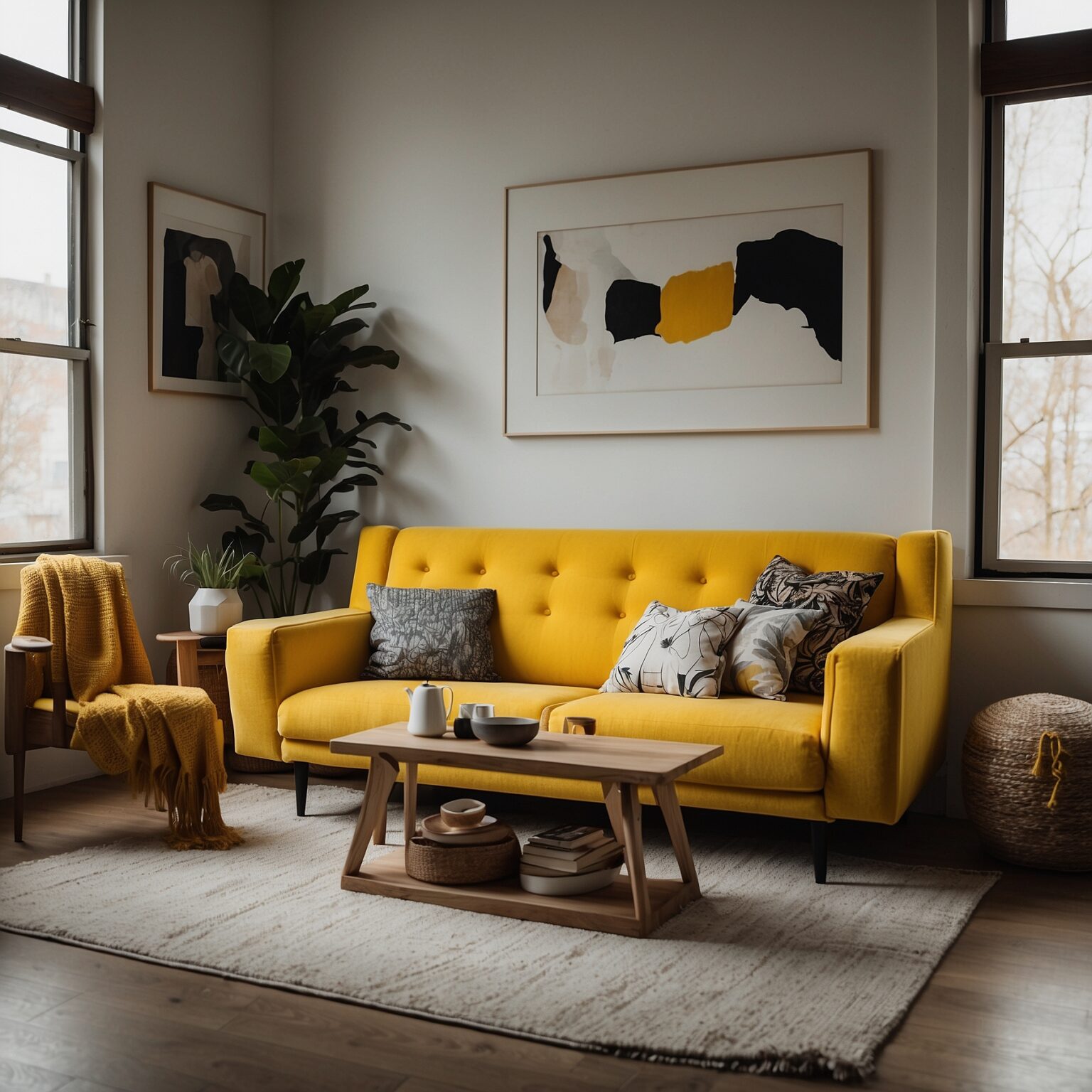 25 Yellow Couch Living Room Ideas: Transform Your Space with Vibrant ...