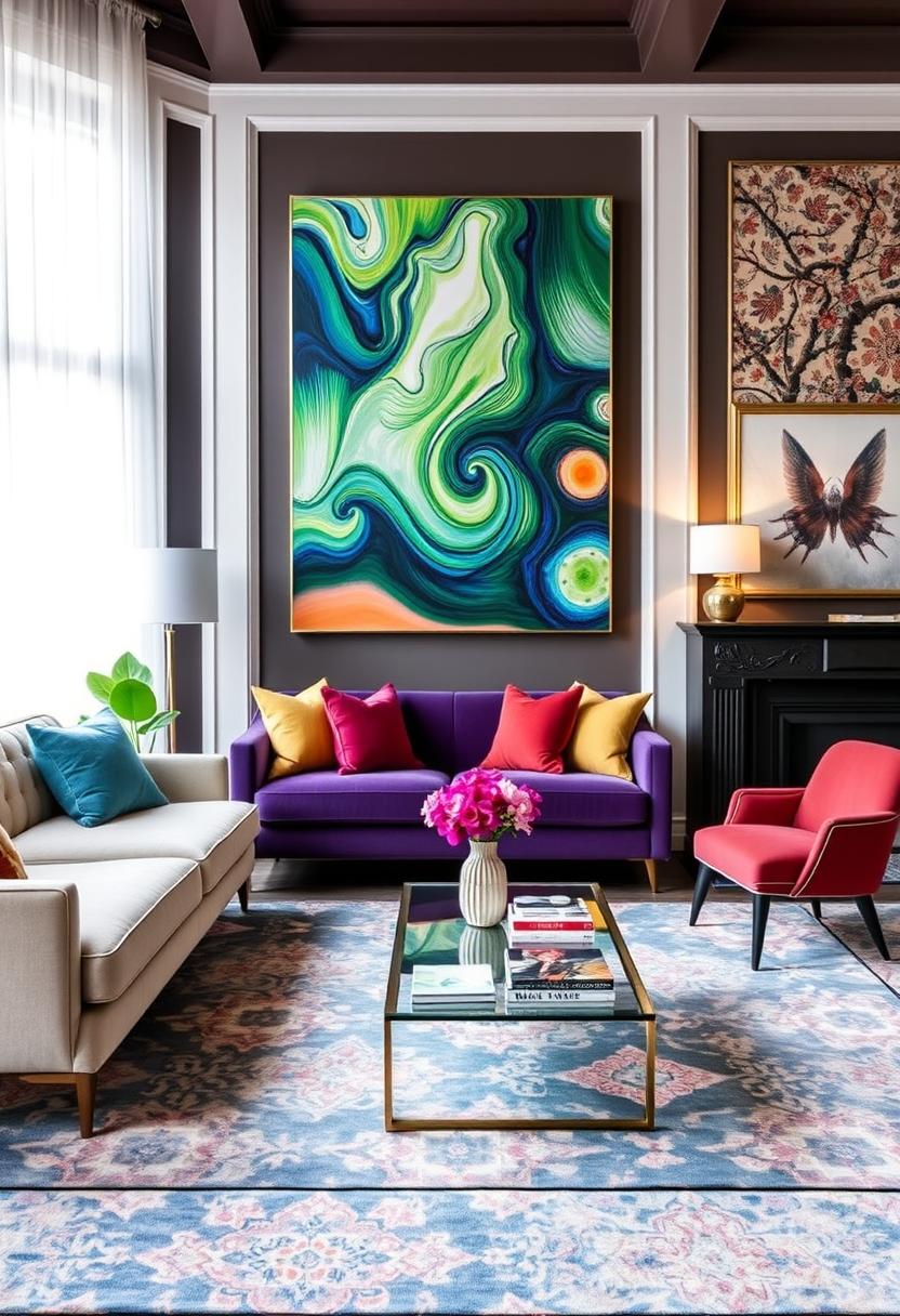 30 Stunning and Colorful Living Room Ideas You Haven't Seen Before ...