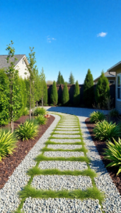 27 Backyard Walkway Ideas » Comfy Ideas