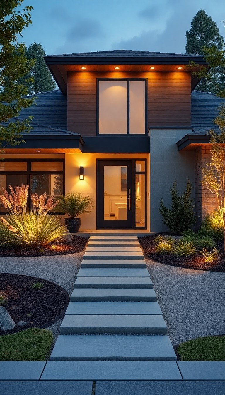 29 Front Of House Landscape Ideas » Comfy Ideas