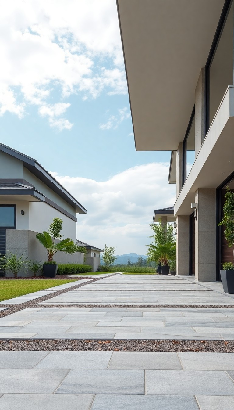 24 Modern Driveway Ideas » Comfy Ideas