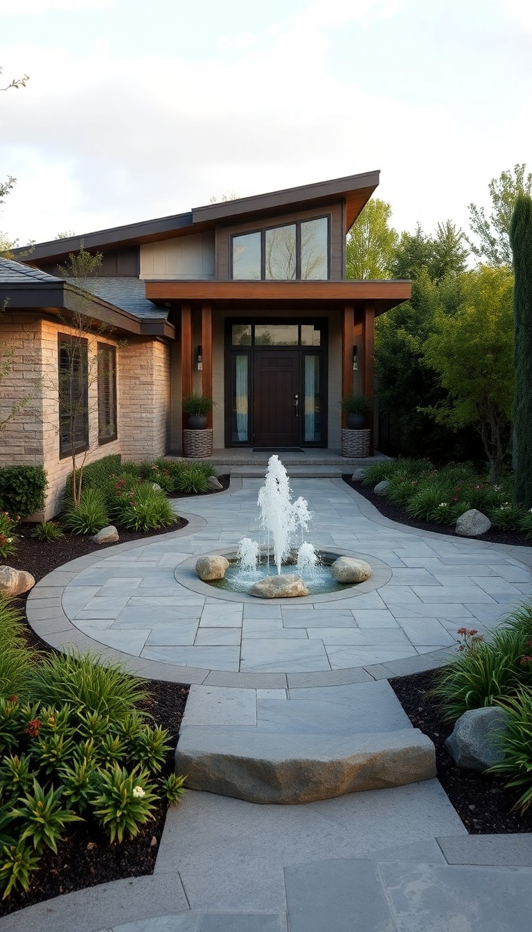 24 Modern Driveway Ideas » ComfyIdeas.com