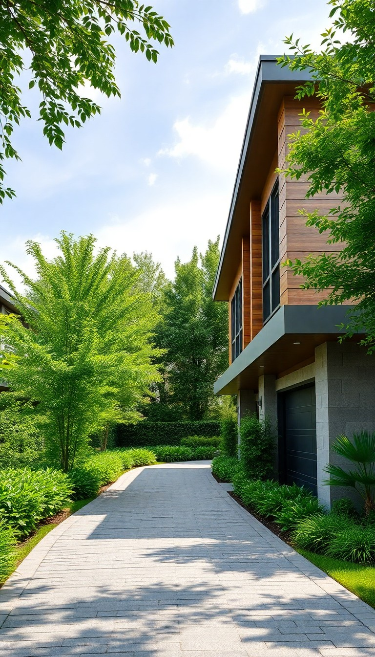 24 Modern Driveway Ideas » ComfyIdeas.com