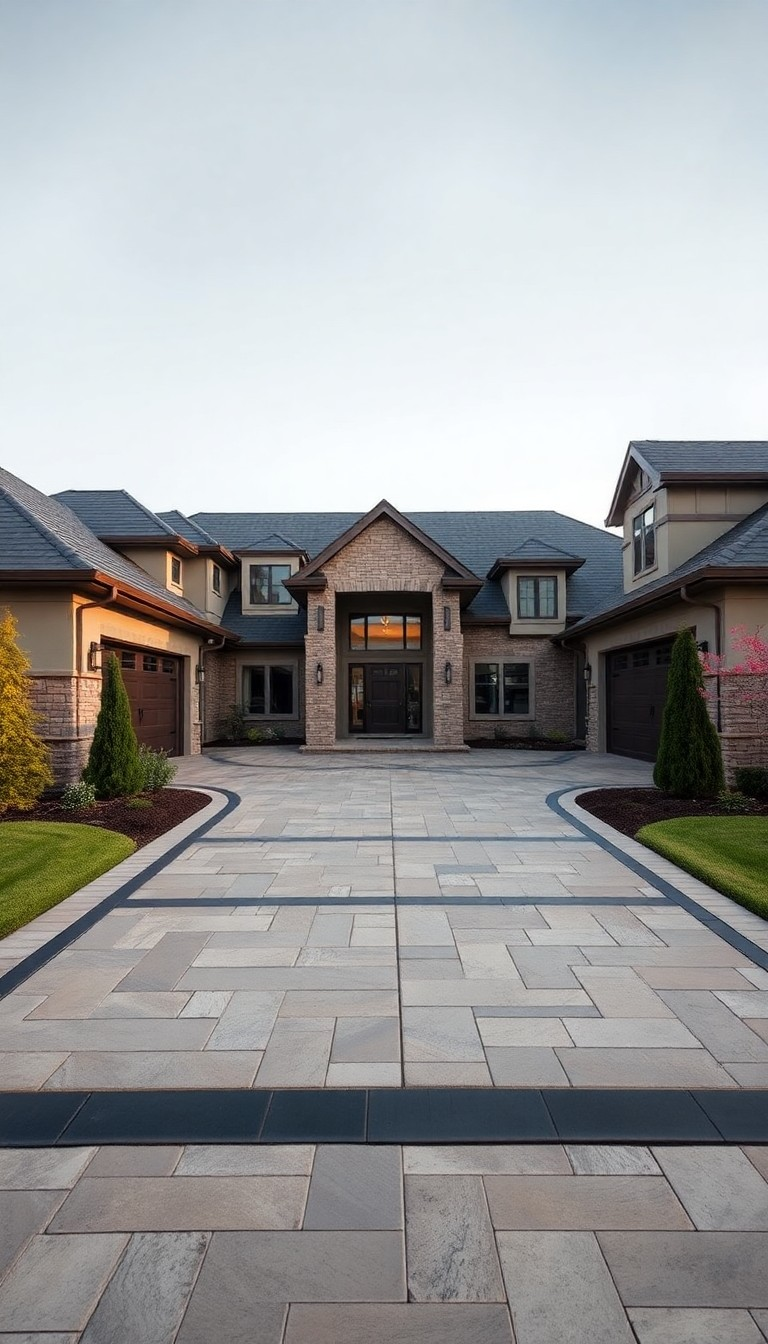24 Modern Driveway Ideas » ComfyIdeas.com