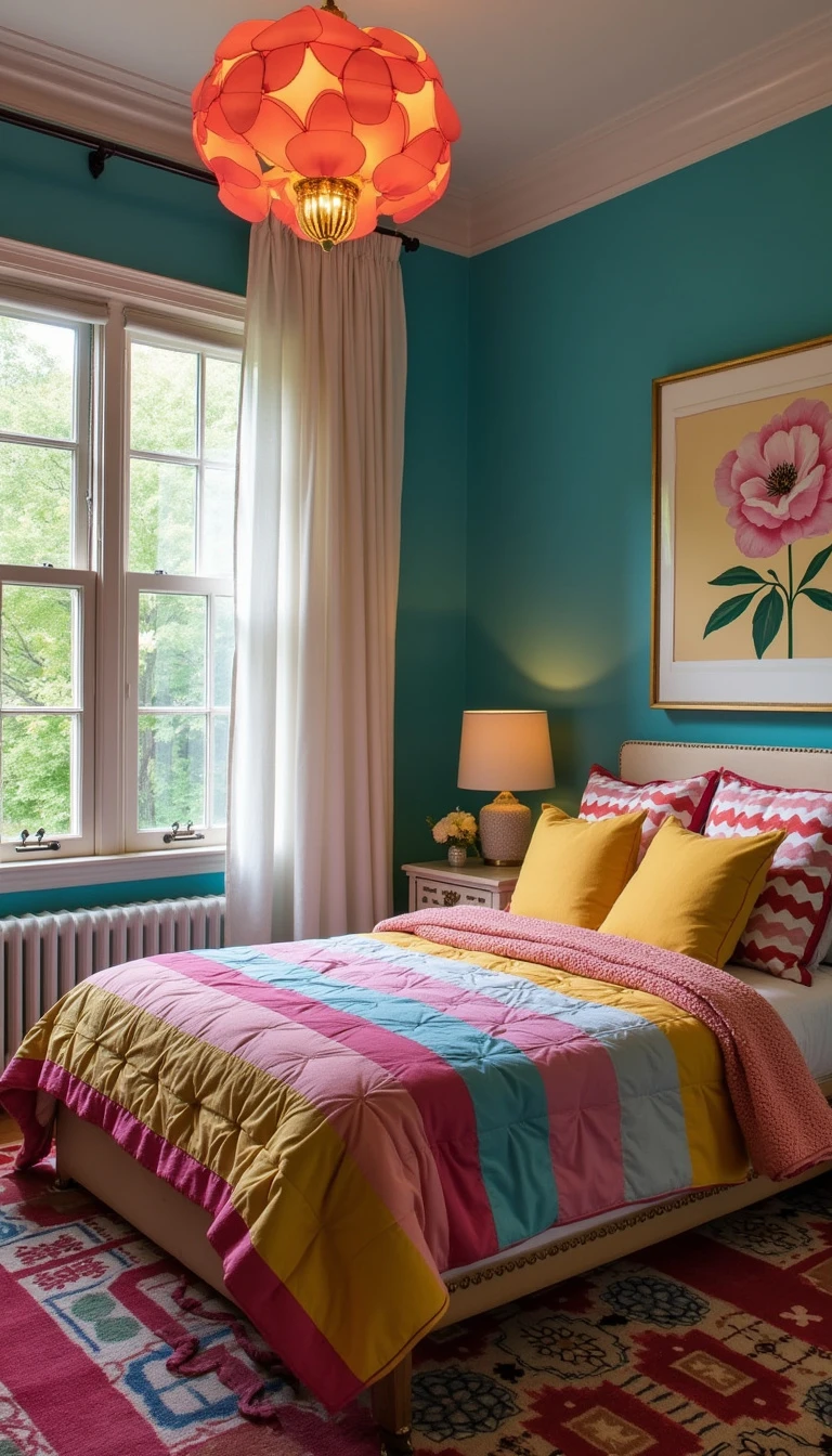 19 Colorful Bedroom Ideas to Brighten Your Space » Comfy Ideas