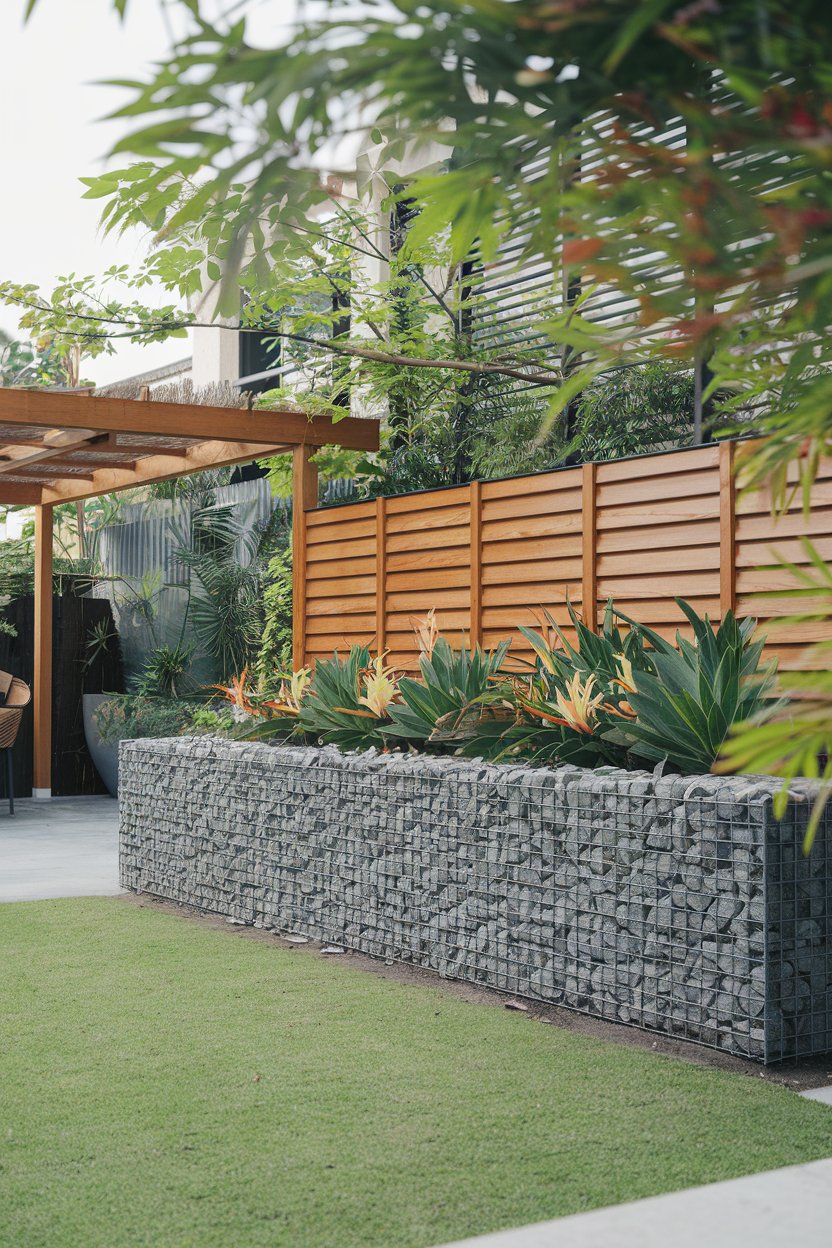 22 Gabion Garden Ideas: Transform Your Outdoor Space with Style ...