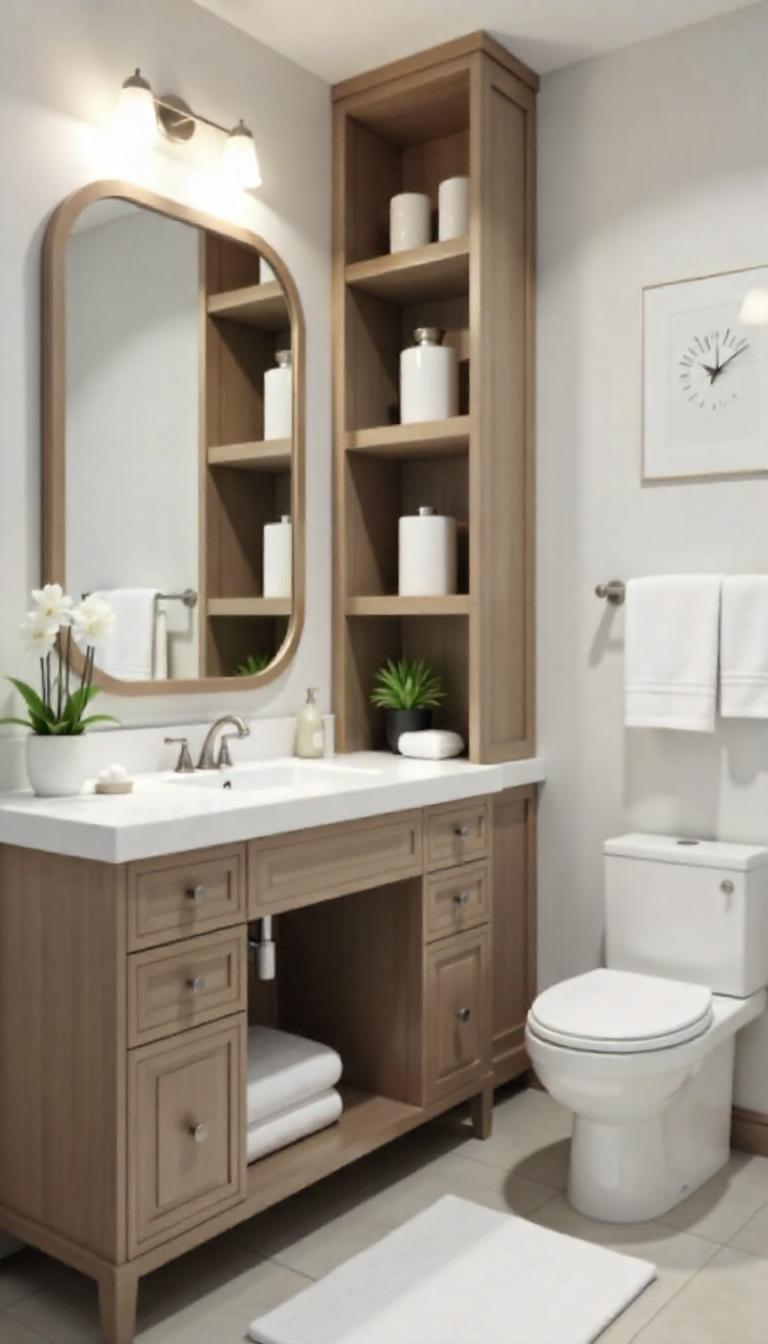 25 Small Bathroom Storage Ideas: Maximize Your Space » ComfyIdeas.com