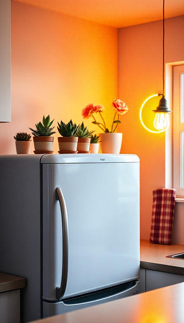 25 Top of the Fridge Decor Ideas: Add Style to Your Kitchen » Comfy Ideas