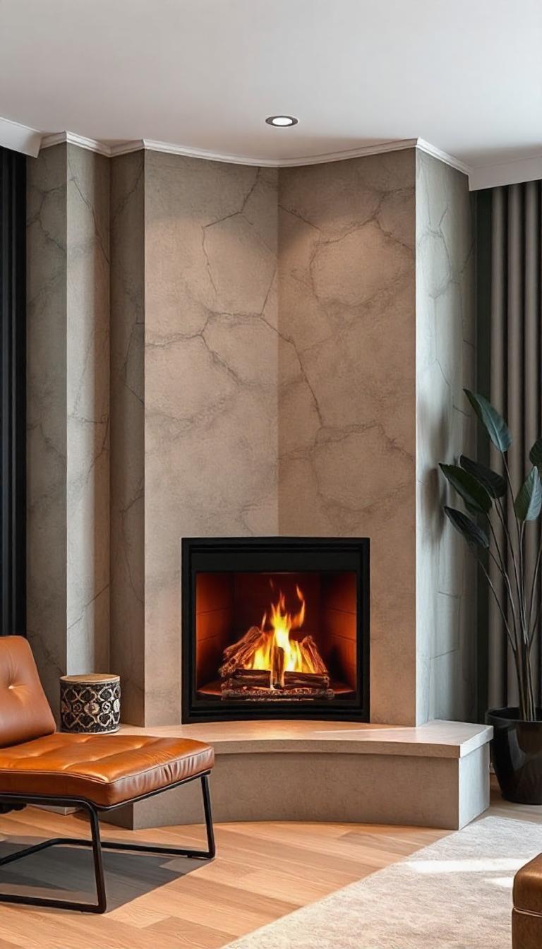 30 Corner Fireplace Ideas: Cozy and Elegant Designs for Your Home ...