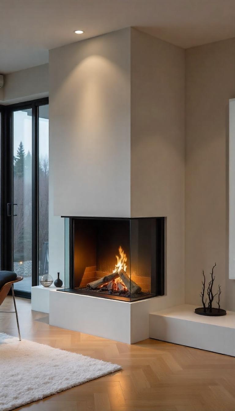 30 Corner Fireplace Ideas: Cozy and Elegant Designs for Your Home ...