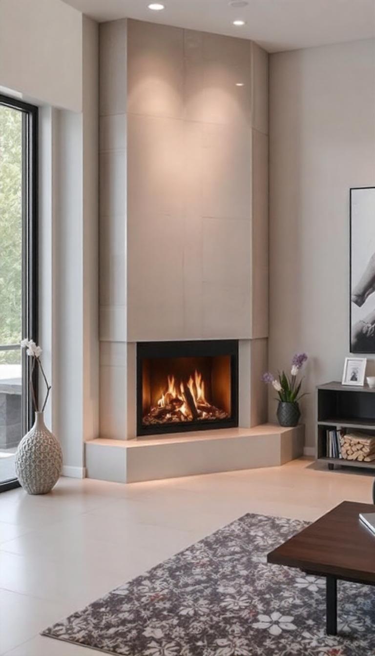 30 Corner Fireplace Ideas: Cozy and Elegant Designs for Your Home ...