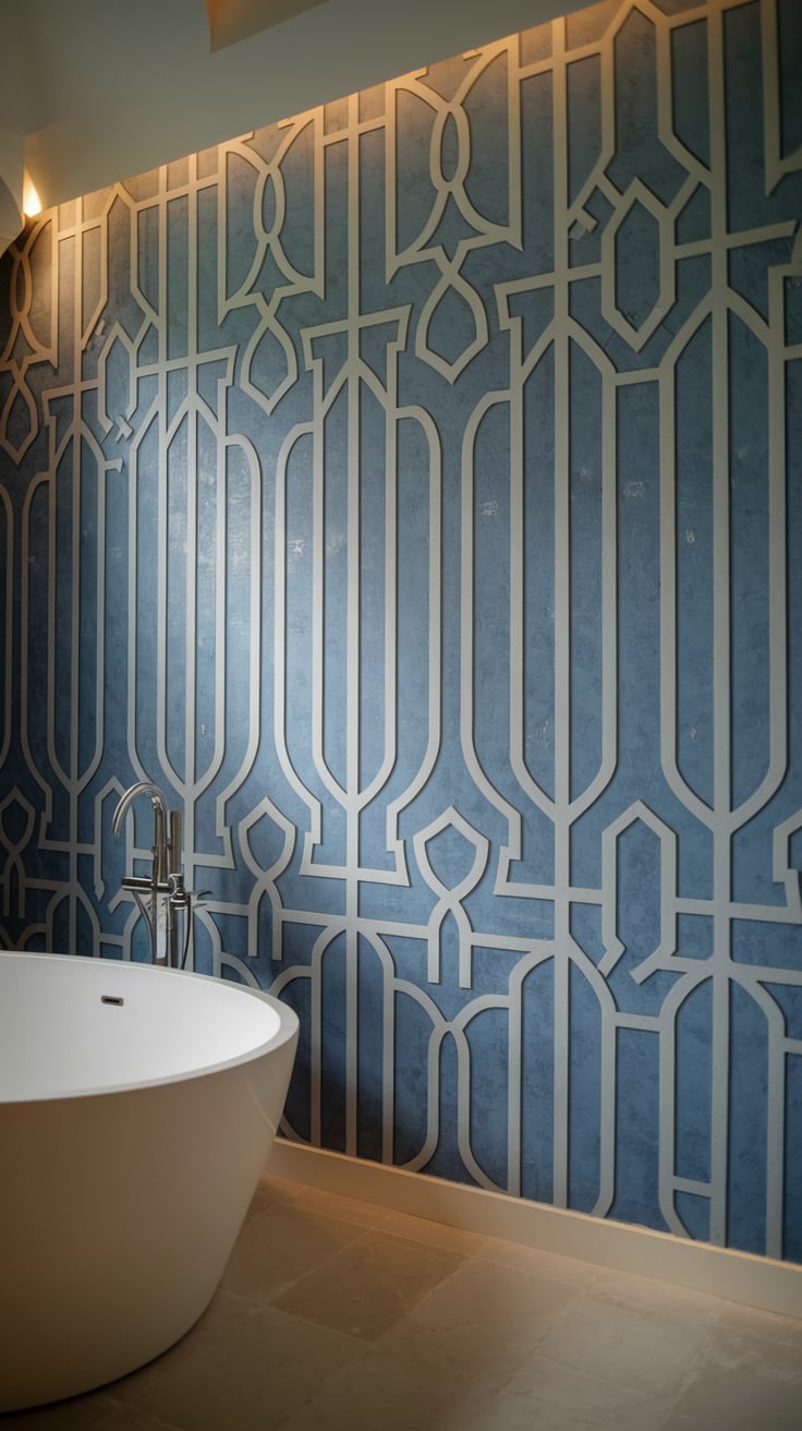 28 Bathroom Wallpaper Ideas to Elevate Your Space » ComfyIdeas.com