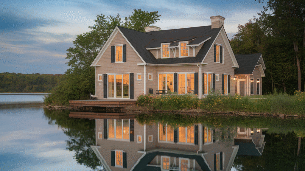 25 Inspiring Lake House Exterior Paint Colors That Totally Change the ...