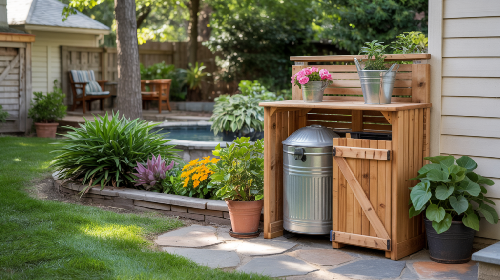 20 Trash Can Storage Outdoor Ideas That Actually Make Your Yard Look ...